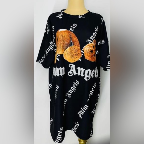 MXM | Tops | Brand New Nwt Mxm Collection Black Palm Angels One Side ...